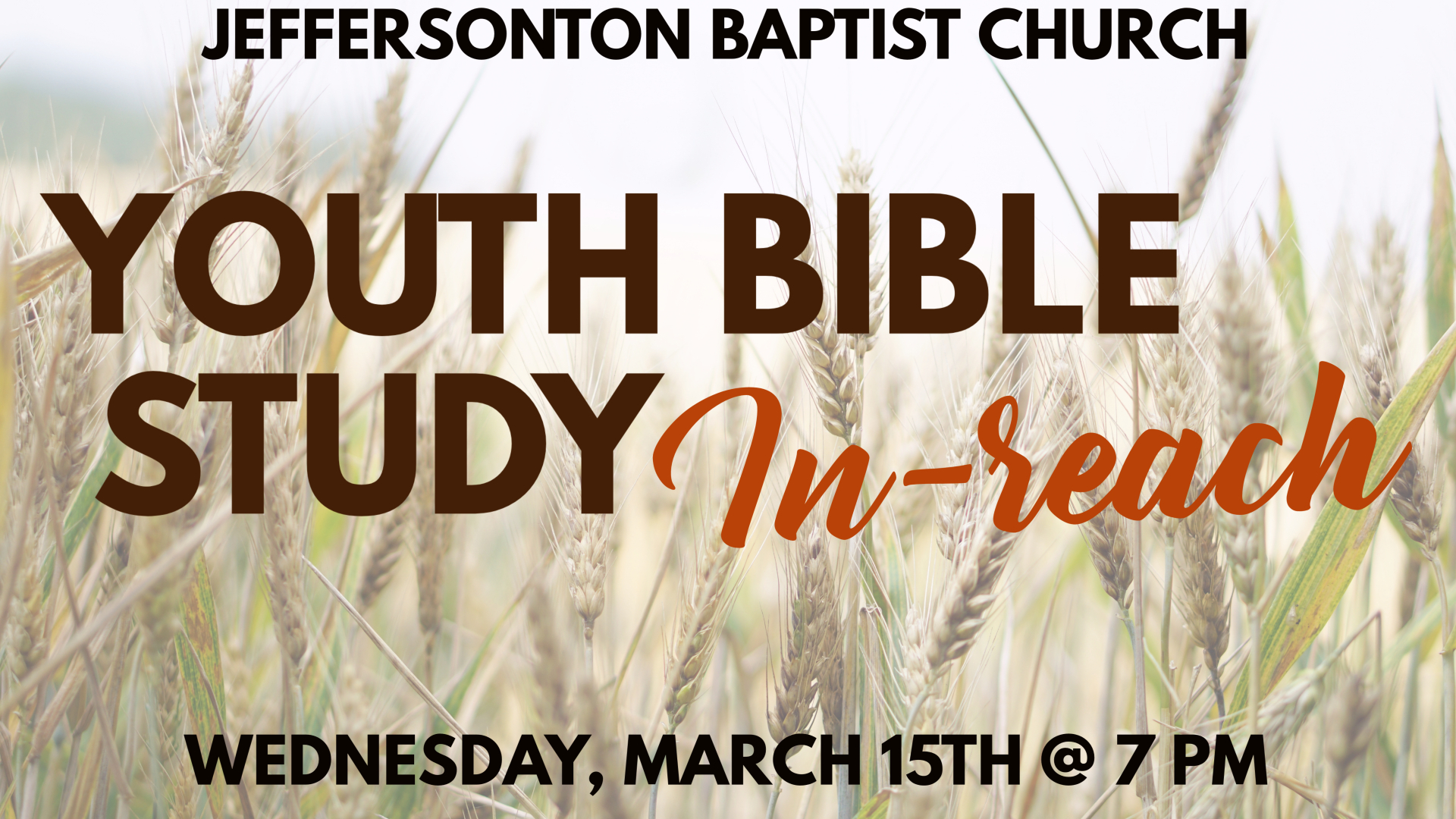 Youth Ministry - Jeffersonton Baptist Church